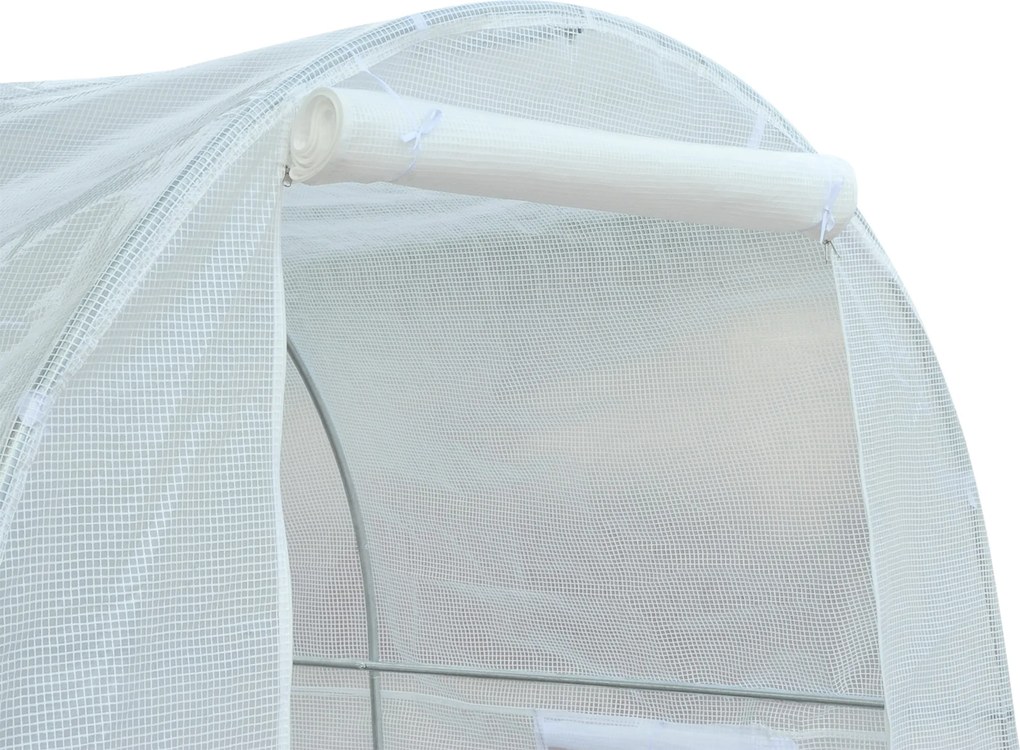 Fóliový skleník Outsunny Fóliový skleník Fóliový skleník pro rostliny 245x200x200 cm | Aosom
