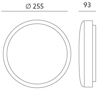LED Koupelnové nástěnné svítidlo se senzorem ORBIS LED/10W/230V IP44