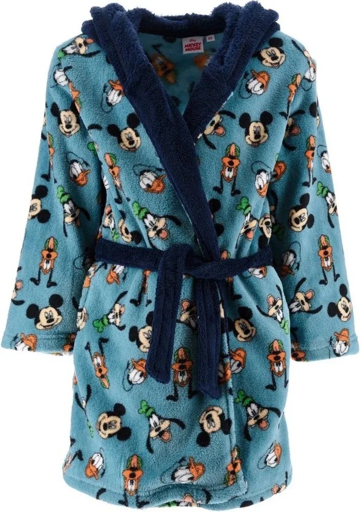 Dětský coral fleece župan s kapucí Disney, EU 104 Modrá
