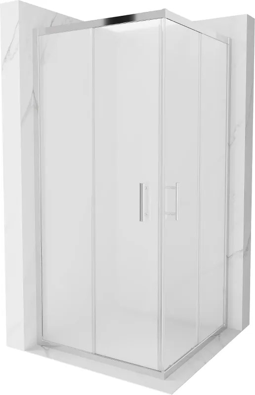 Mexen RIO - Čtvercový sprchový kout 90x90 cm, matná, 860-090-090-01-30
