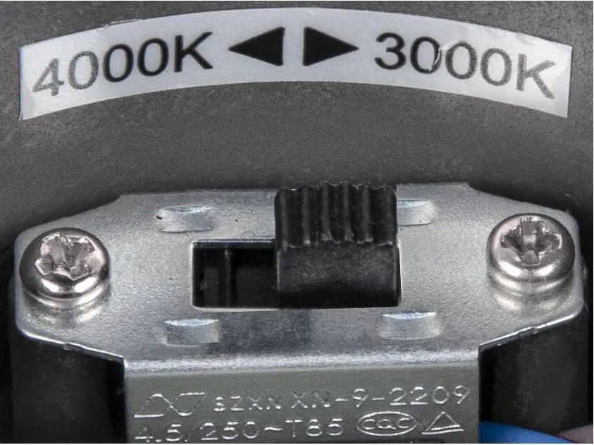 LA 1004677 OVALISK CL venkovní LED stropní přisazené svítidlo antracit CCT switch 3000/4000 K - BIG WHITE (SLV)