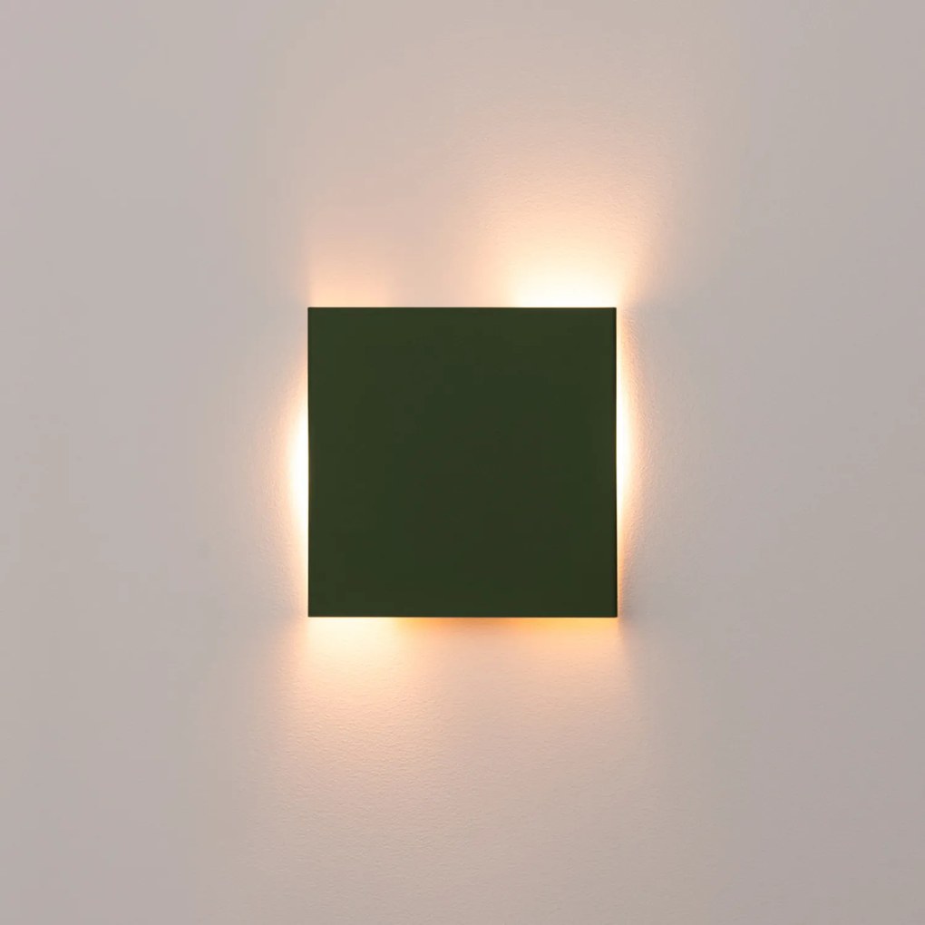 Sollux Lighting Nástěnné svítidlo VANTA olivově zelené