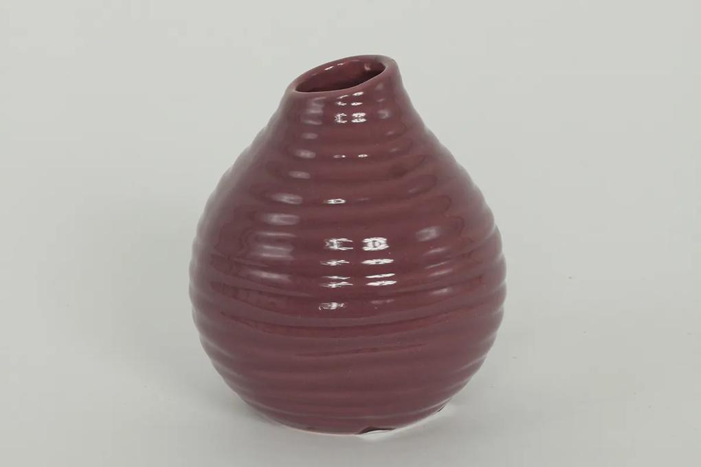 Artium Váza keramická, barva fialová - ARL020-PURPLE