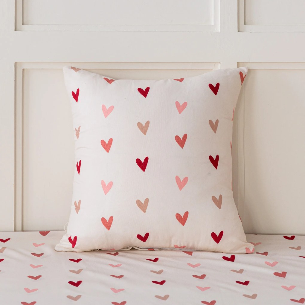 Povlečení z mikrovlákna SOFHEARTS krémové Rozměr povlečení: 2 ks 70 x 90 cm | 200 x 220 cm