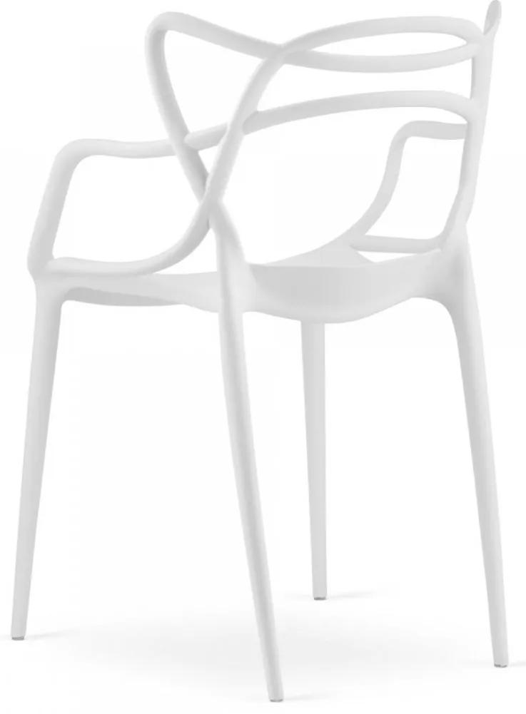 Supplies KATO moderní jídelní židle - bílá