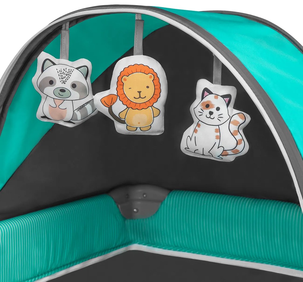 Lionelo cestovní postýlka SVEN plus Barva: Grey Scandi