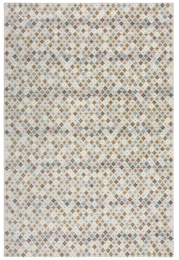 Flair Rugs, Kusový koberec Manhattan Abstract Diamond Multi Pastel, 200x290, vícebarevná, chodba / předsíň