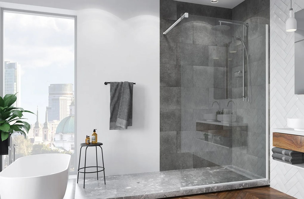 Ronal (Sanswiss) SanSwiss BlackLine Walk-In STR4P 120 cm, sklo 07