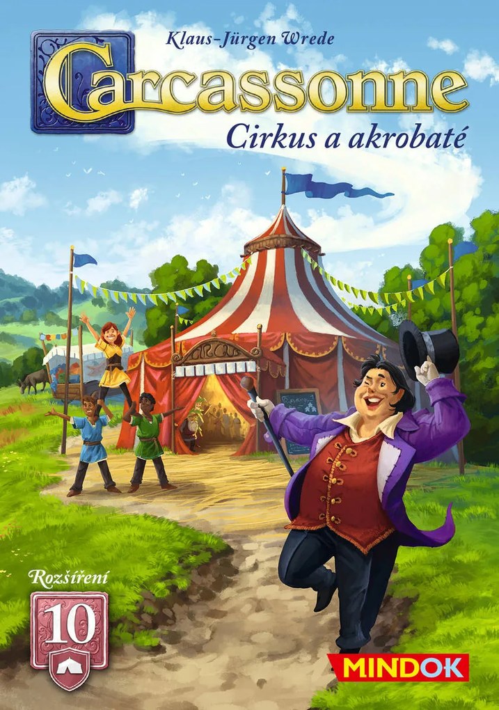 MINDOK HRA Carcassonne: Cirkus a akrobaté 10. rozšíření (2025) mn665