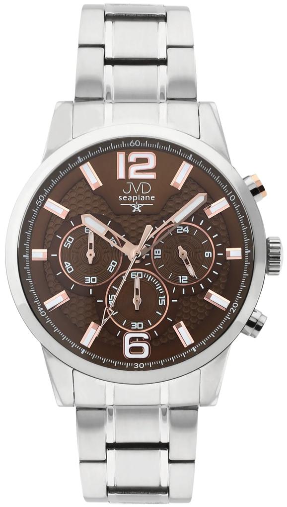 Pánské vodotěsné náramkové hodinky JVD JE1006.3 - chronograf 10ATM