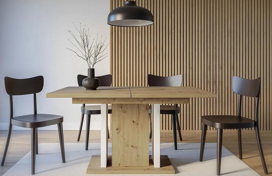 Casarredo - Komfort nábytek Rozkládací jídelní stůl JANGA artisan/bílá