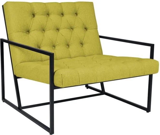 Žluté křeslo Mazzini Sofas Aster