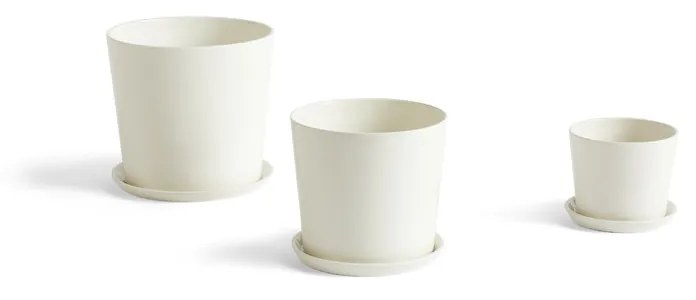 Květináč s podmiskou Botanical Off White XL HAY