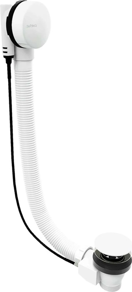 Polysan - Vanová odtoková a přepadová souprava, délka 100 cm, bílá 71854.10