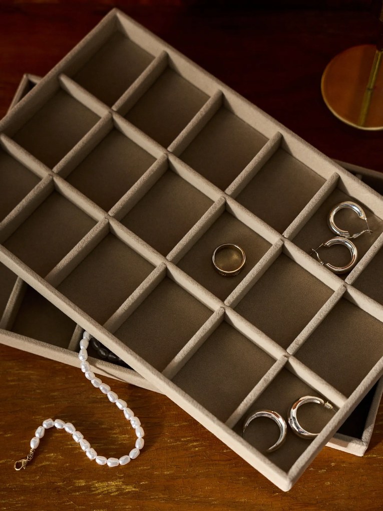 Sinsay - Organizéry na šperky 2 pack - béžová