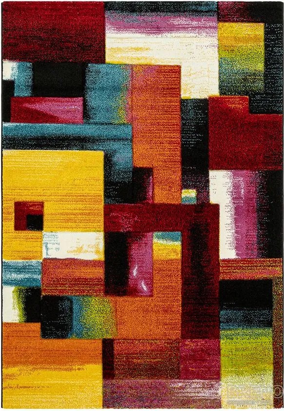 Breno Kusový koberec FOLKLORE Carved E007A, 160x230 cm, Vícebarevné