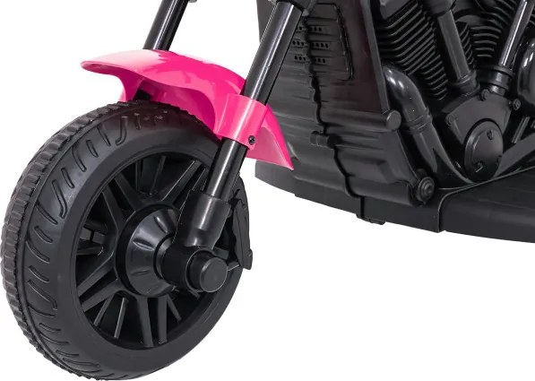 Elektrická motorka STAR růžová