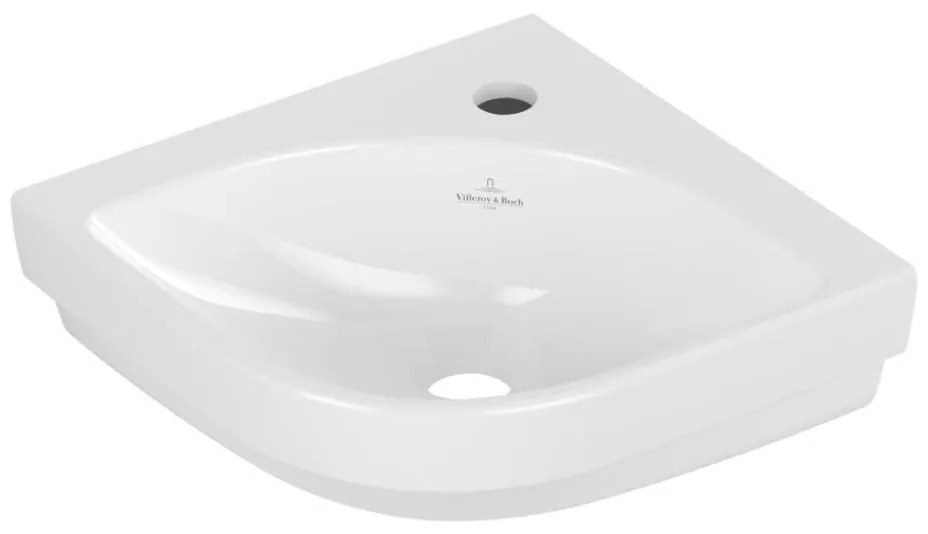 Villeroy & Boch 43714601 - Rohové závěsné umyvadlo SUBWAY 32x32 cm keramika/bílá