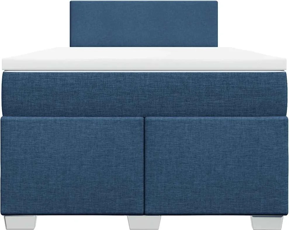 Box spring postel s matrací černá 120x190 cm textil 3285826