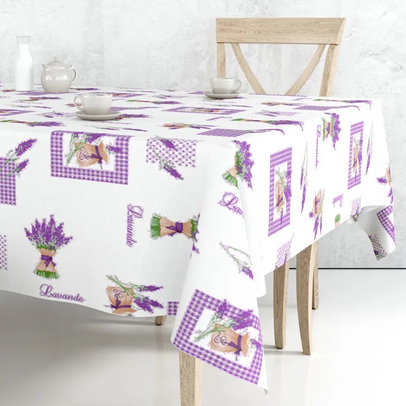 Ubrus PVC FL-1311-01 - Levandulový sen (různé velikosti)
