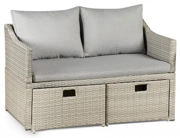 Texim Ratanová sestava nábytku Double sofa