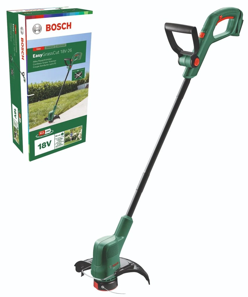 Strunová sekačka bosch easygrasscut 18v-26 (bez aku) 0.600.8c1.c04