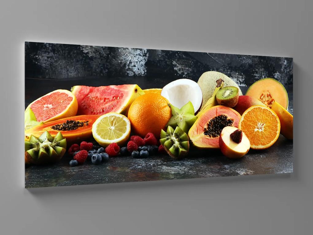 Liox XXL Obraz zatiší ovoce Rozměr: 250 x 125 cm