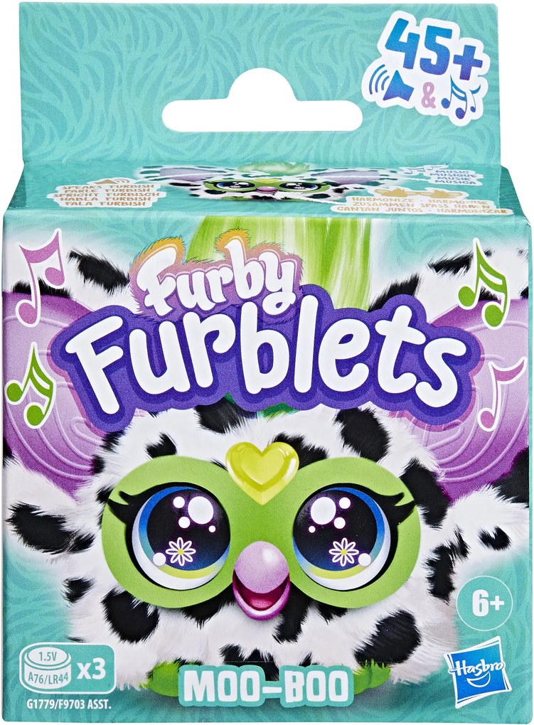 Hasbro furby furblet moo-boo