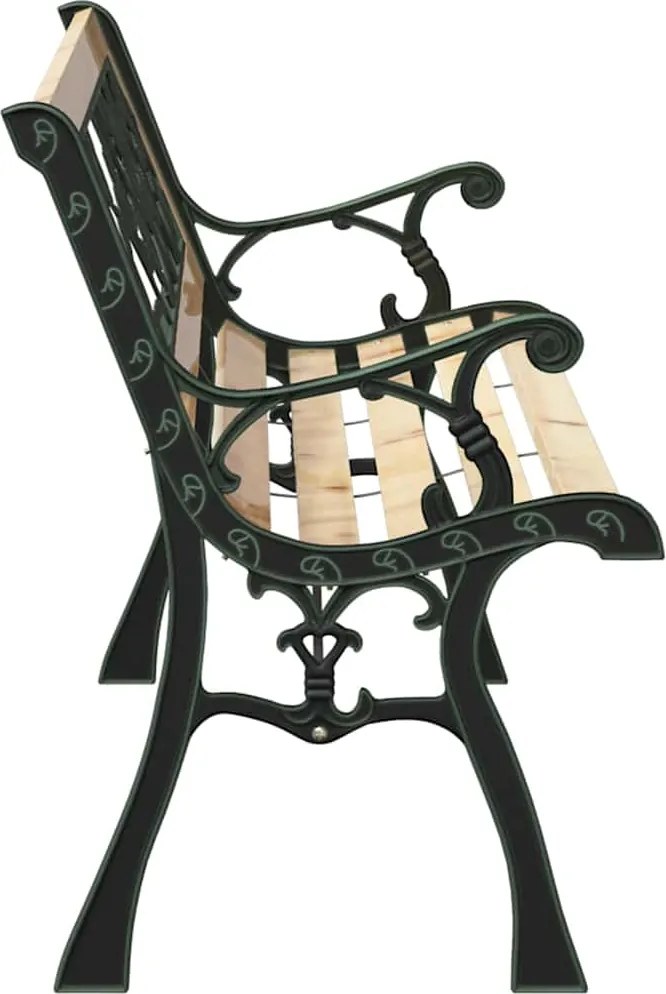 Zahradní lavice 2 -Seater 116 x 54 x 73 cm dřevo Hnědá 319570