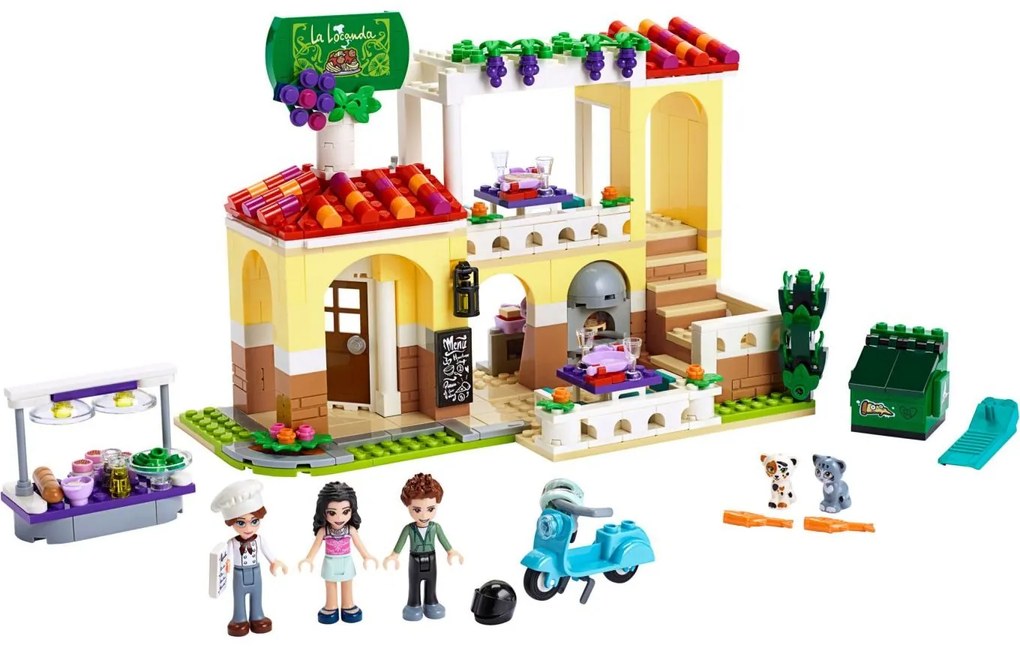 Lego stavebnice lego friends 41379 restaurace v městečku heartlake