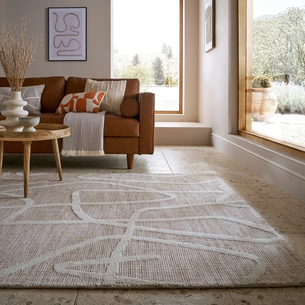 Béžový koberec 200x300 cm Micah – Flair Rugs