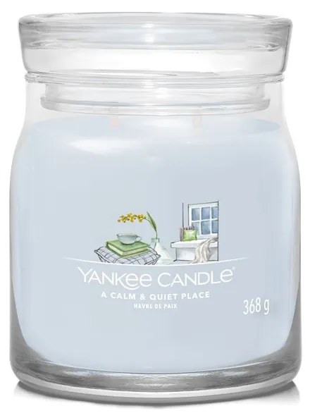 Yankee Candle Signature svíčka střední A Calm & Quiet Place, 368g