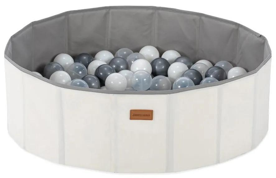Asir | Dětský suchý bazén s míčky pr. 80 cm bílá/šedá | AS1437