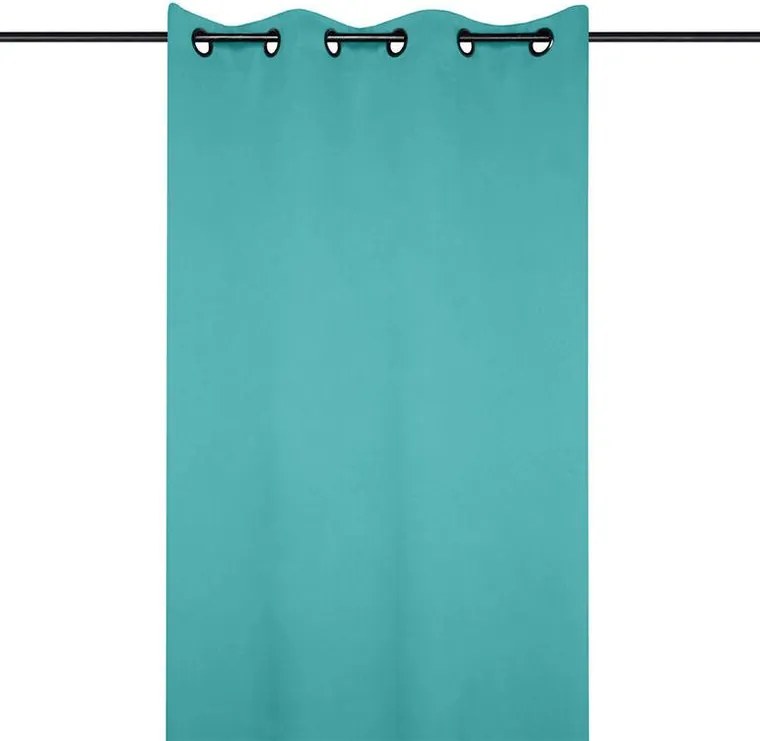 Zatemňovací závěs blackout NOTTE tyrkysový 135 x 250 cm 1 ks