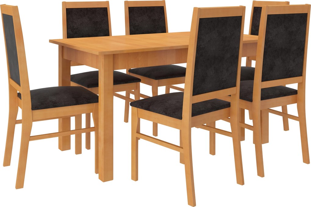 ADRK Furniture Sada stolu s židlemi RODOS 25 SE-ROD-25-A-B049