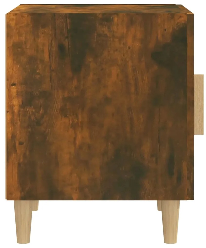 Noční stolek kouřový dub kompozitní dřevo - Default Title