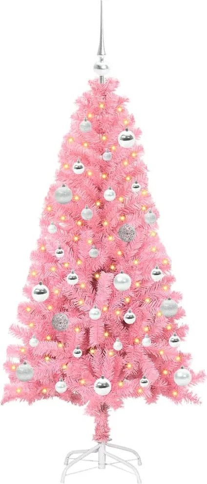 Vánoční stromeček Růžová 150 cm PVC 3396421