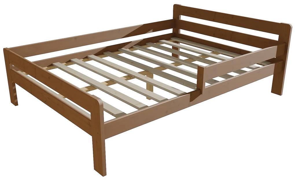 Vomaks Dětská postel se zábranou VMK002C KIDS Rozměr: 100 x 200 cm, Barva: bezbarvý lak