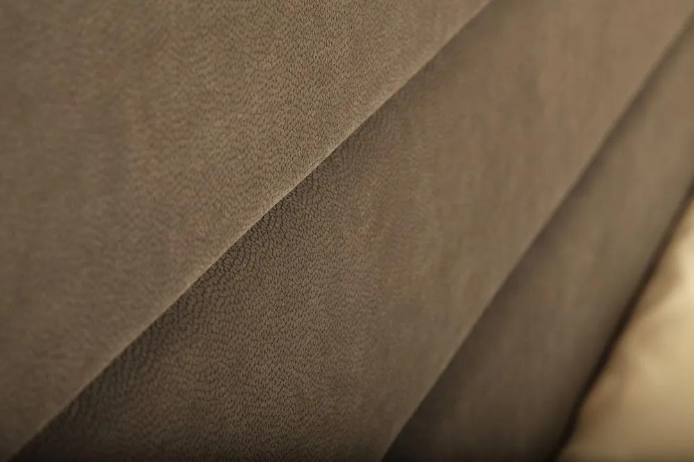 Krajča Manželská postel z masivu Alfarnate 200 x 200 cm (dub) Povrchová úprava: Bezbarvý olej OSMO, Druh dřeva: Dub, Barva čalounění: Hnědá