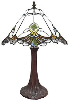 Stolní lampa Tiffany VINTAGE TEARDROP Clayre &amp; Eef 5LL-6185