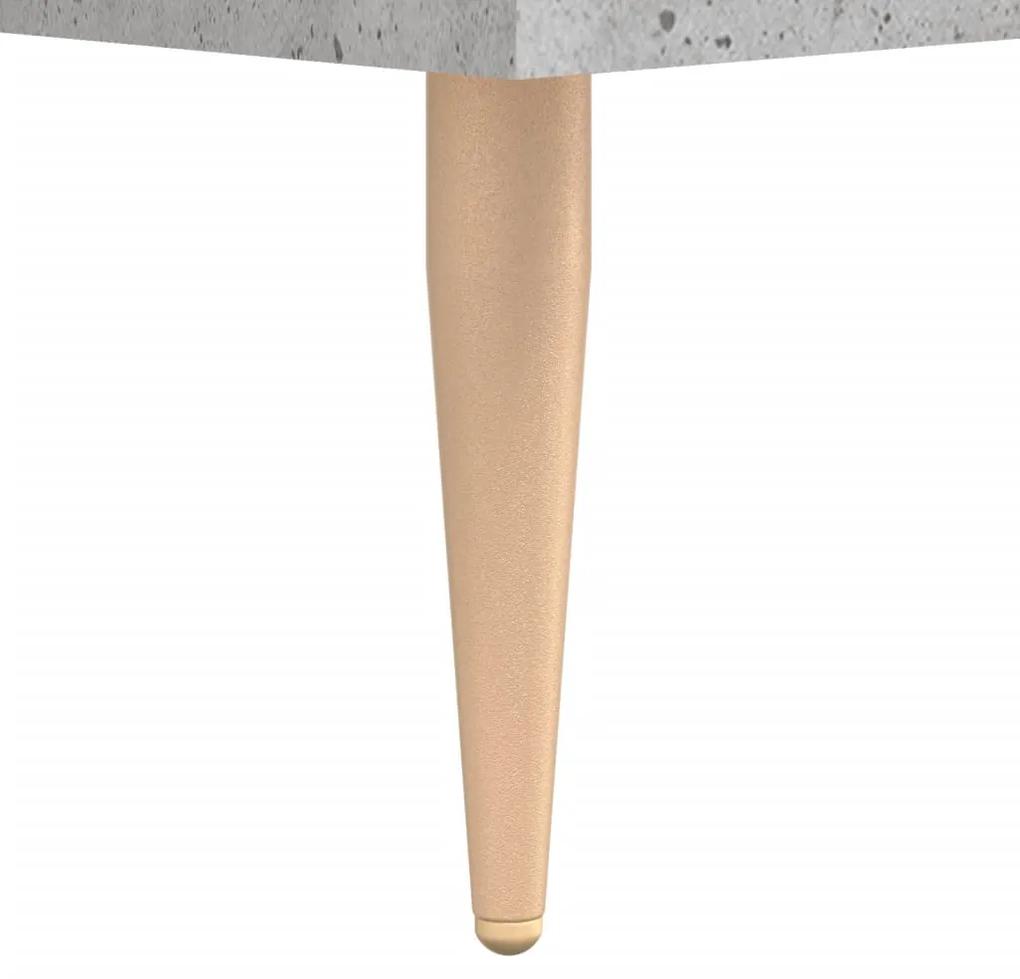 Skříň highboard betonově šedá 69,5x34x180 cm kompozitní dřevo,  3189945