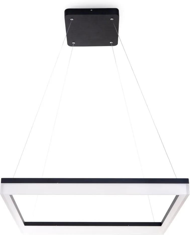 LED závěsné svítidlo Nelio L/00281 černé 60cmx60cm