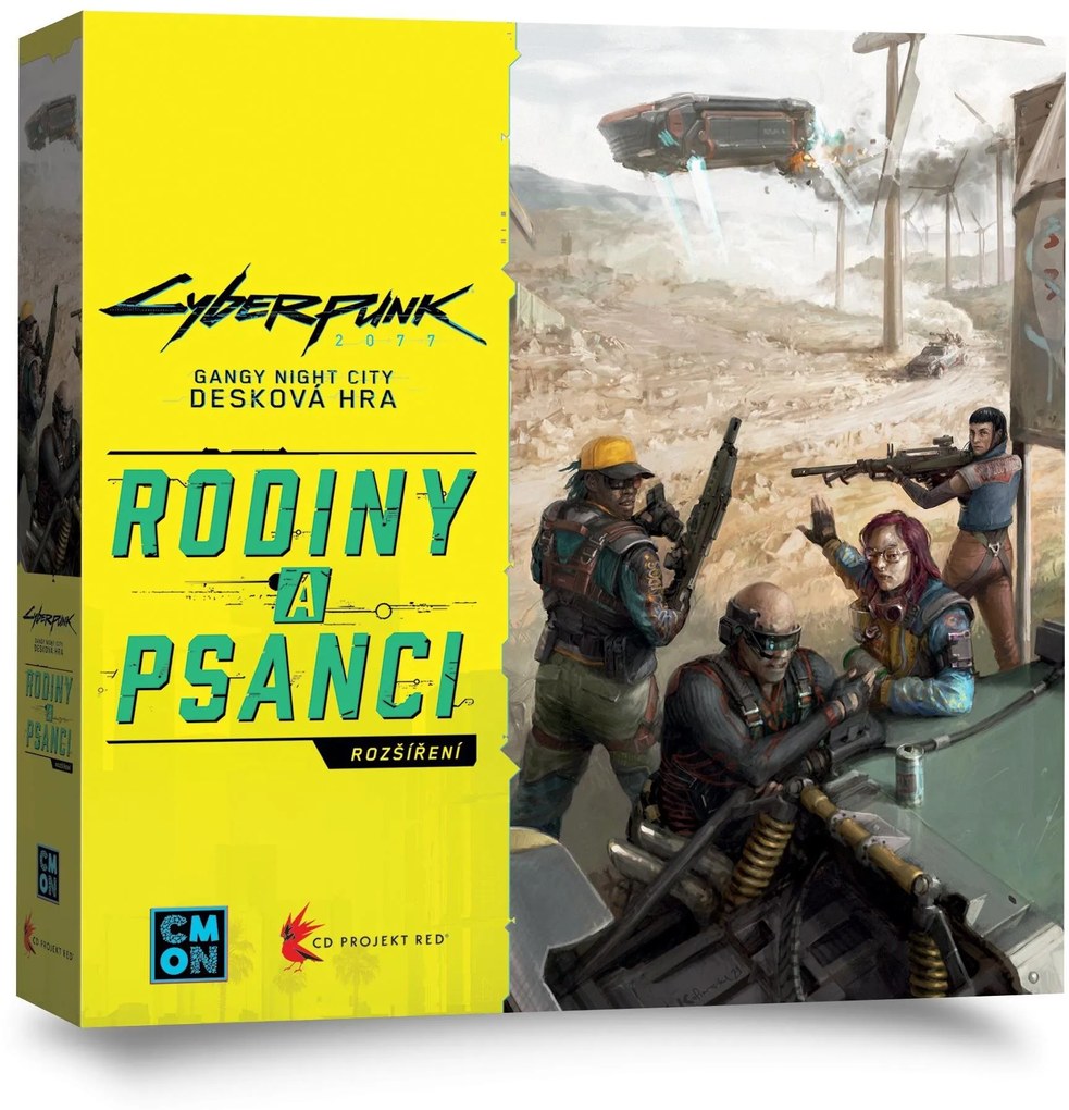Desková hra cyberpunk 2077: rodiny a psanci - rozšíření