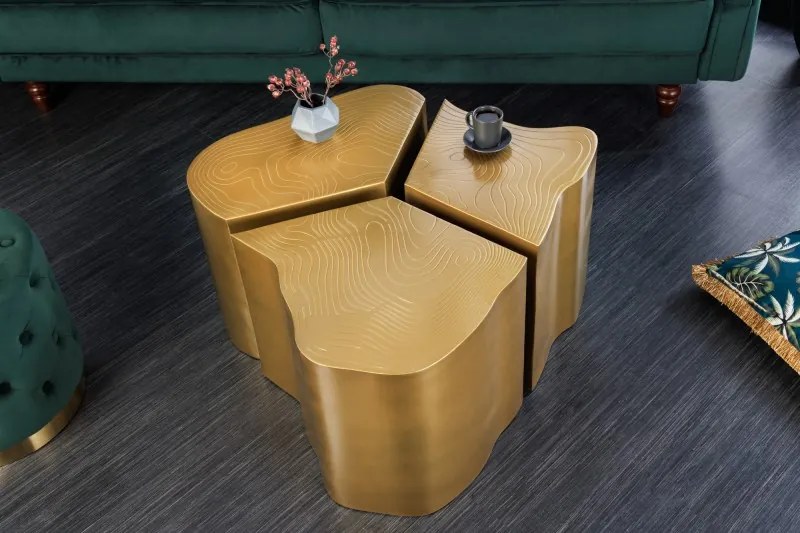 Noble Home Měděný odkládací stolek Organic Orient