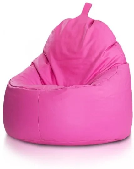 Sedací vak Yoko ekokůže / polyester TiaHome - Tmavo modrá