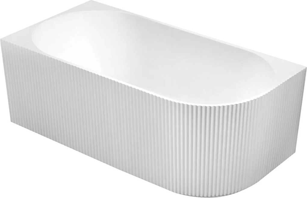 Aqualine Tibera - Vana 150x75 cm, levá, bílá E1047G