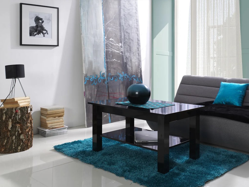 Maridex Konferenční stolek T27 Barva: Černý lesk