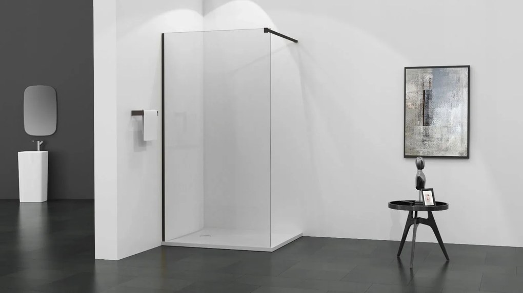 Variabilní sprchová zástěna MEXEN KIOTO 90x200 cm, 8 mm - čiré sklo