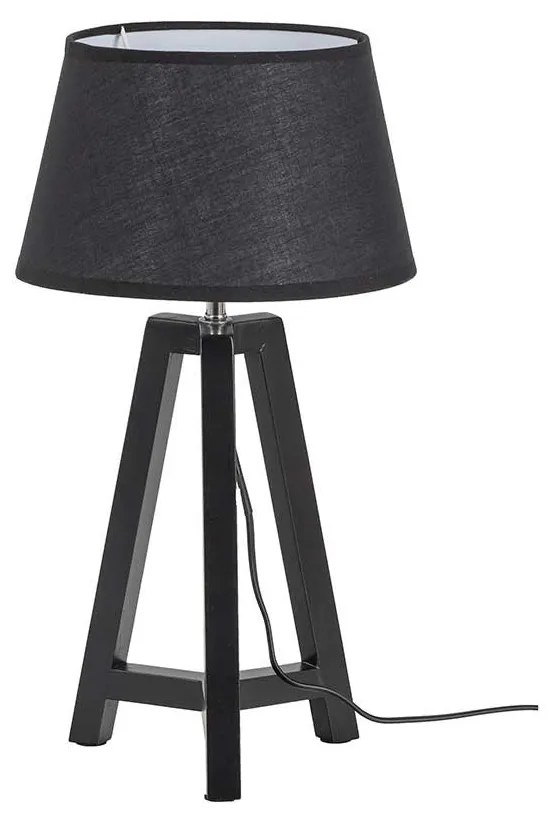 WOOOD Stolní lampa Omar – černá 44 × 24 × 24 cm