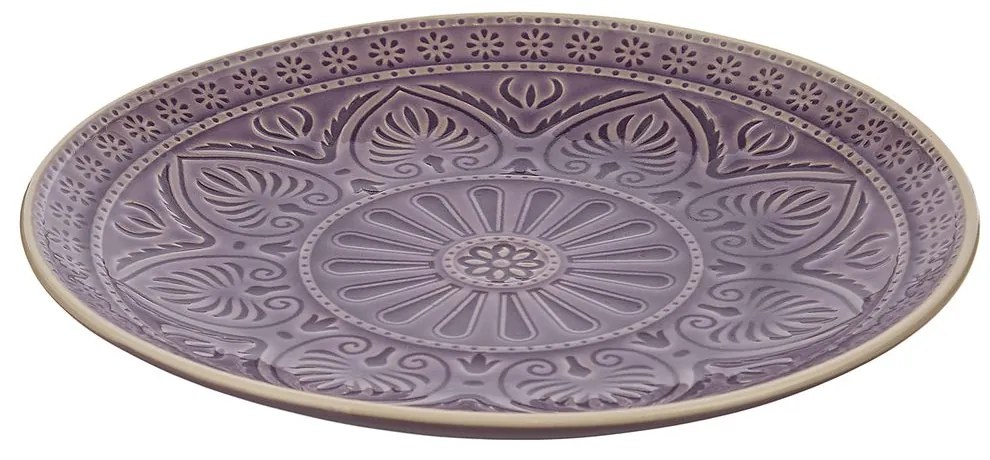 SUMATRA Talíř 25 cm - levandulová